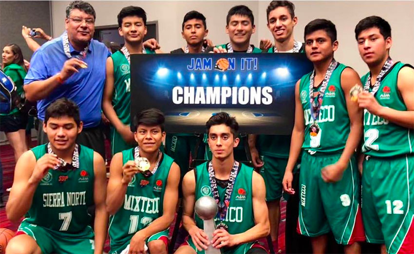 Oaxaca's indigenous basketball team wins Las Vegas tournament
