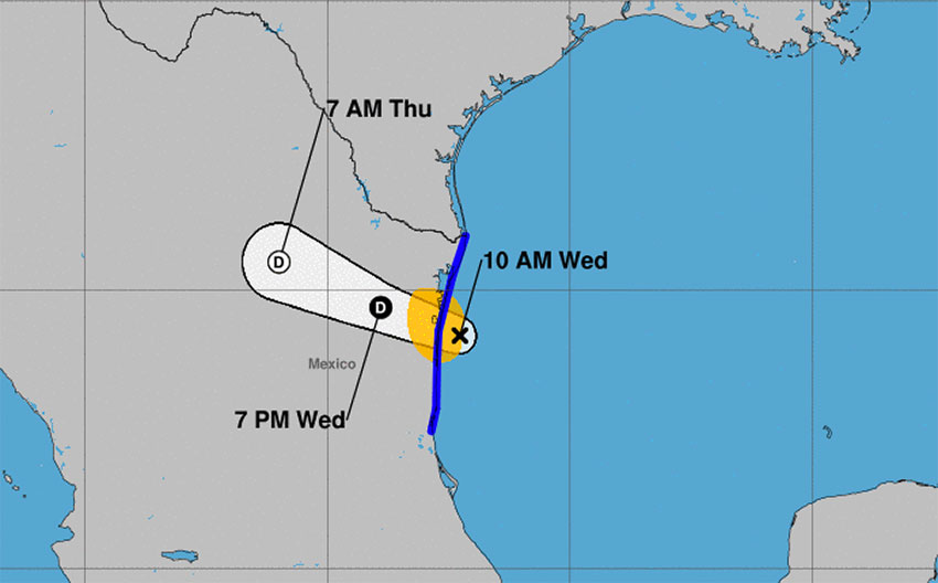Rain warning in 3 states for Tropical Storm Fernand