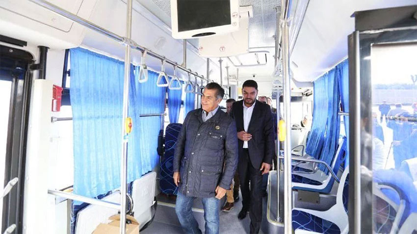 Chinese firm invests in Nuevo León to build natural gas-powered buses