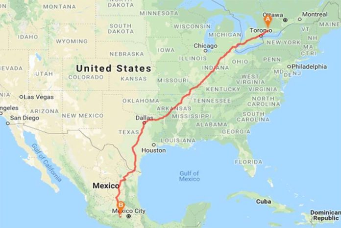 Canadian runners follow the monarch butterflies' route