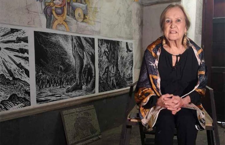 Guatemalan-Mexican artist Rina Lazo, a student of Rivera, dies at 96