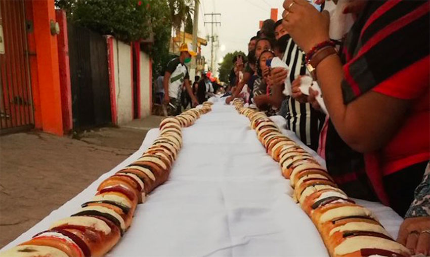 At 3 kilometers long, Three Kings Day bread breaks world record