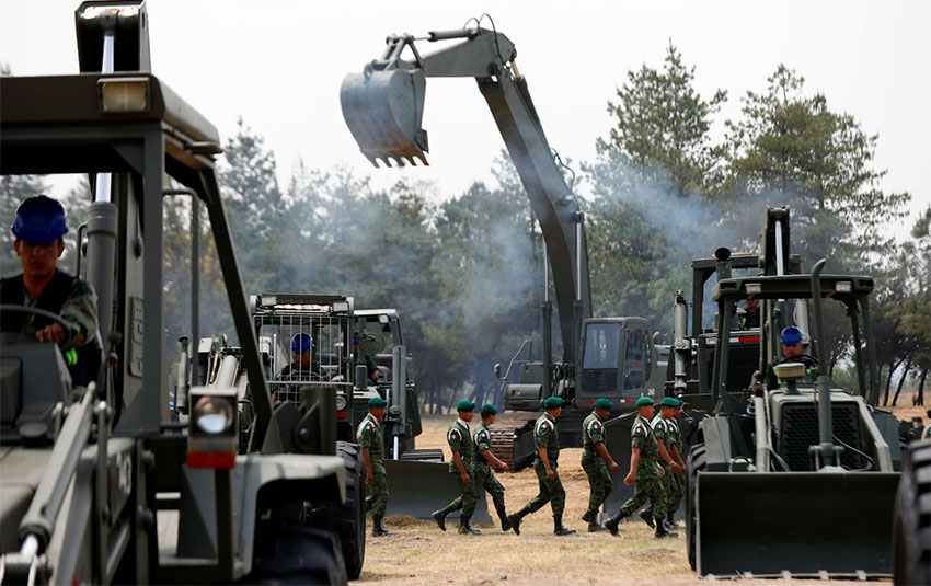 Entrusting large construction projects to army seen as no help to economy