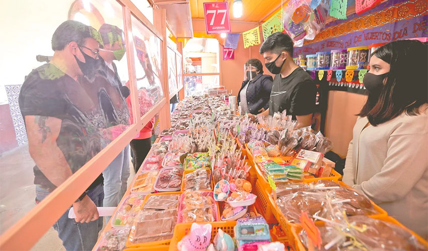 Covid-19 not enough to stop annual Day of the Dead candy fair