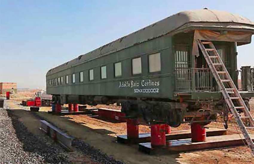 Historic rail cars will form part of 'cultural corridor' at new airport