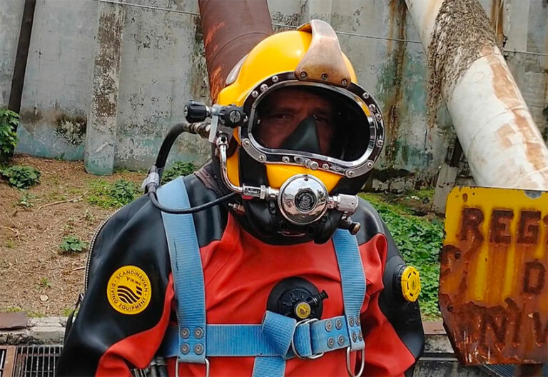 At 62, Mexico City's sewer diver continues to keep the system working