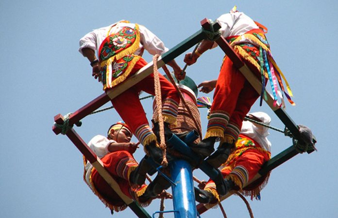 Female voladoras both challenge and preserve an ancient rite