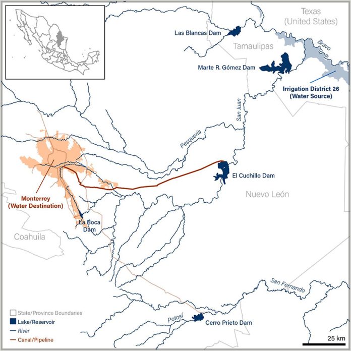 Rainfall, rising reserves ease fears of repeat Monterrey water crisis