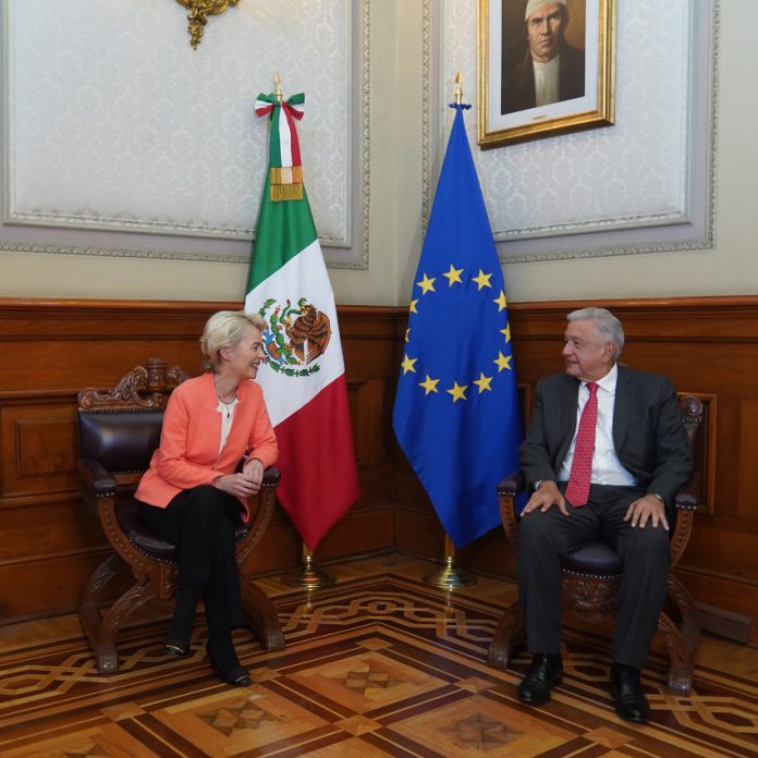 AMLO meets with European Commission president