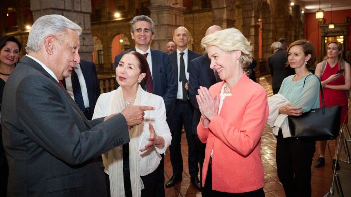 AMLO meets with European Commission president