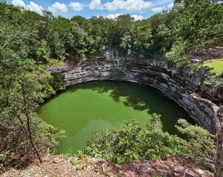 Were cenotes used for sacrifices?