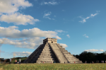How did the ancient Maya build their pyramids?