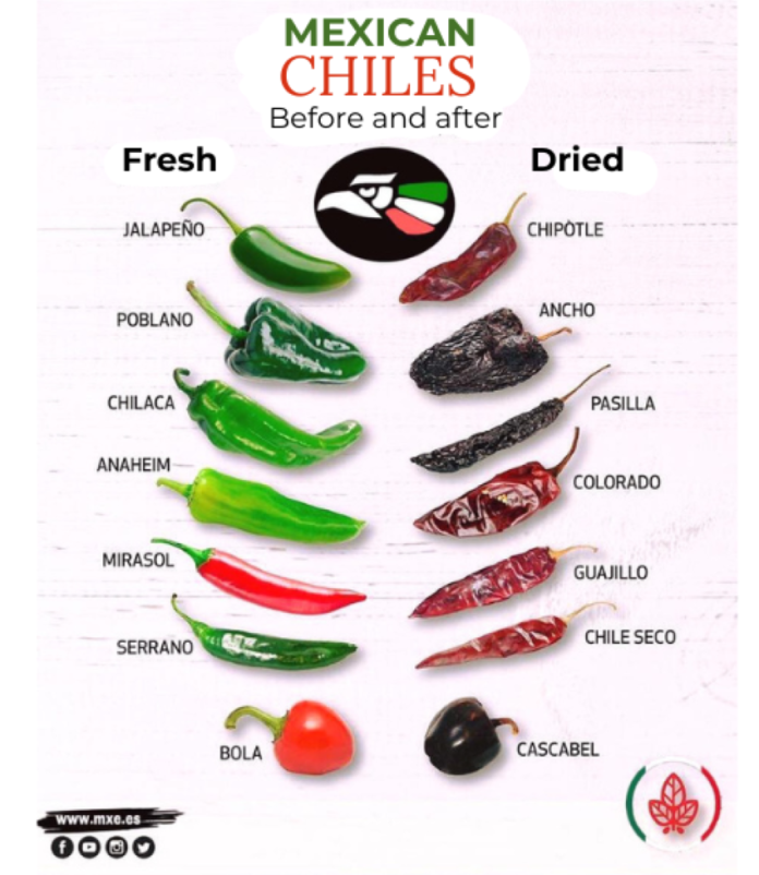 Mexican Chile Peppers 101: Everything you need to know