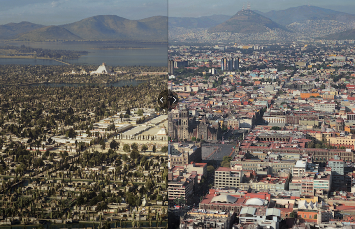 Dutch creator of digital reconstruction of Tenochtitlán visits Mexico