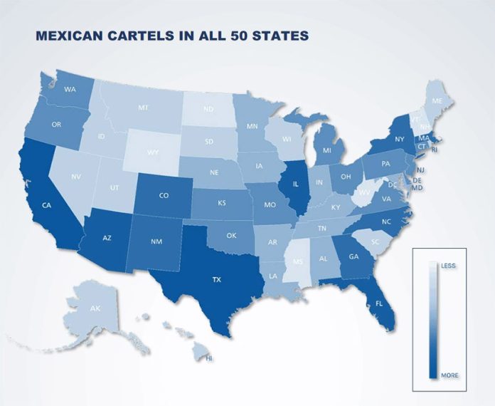 DEA drug threat assessment finds cartel activity in every US state