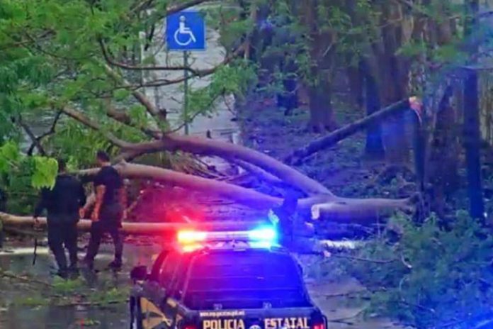Storms over Yucatán Peninsula cause flooding in Mérida
