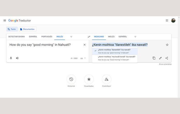 Nahuatl, other Indigenous languages added to Google Translate