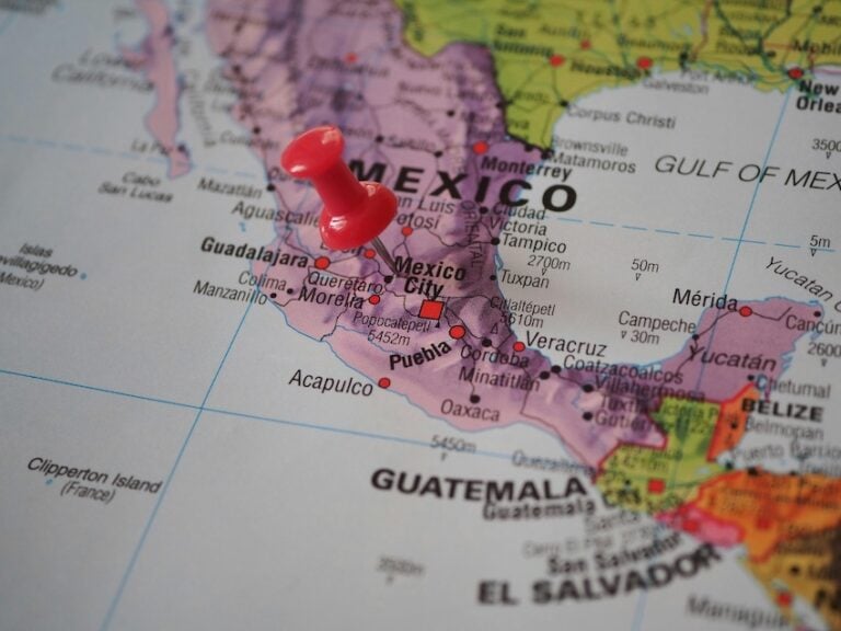 What is the origin of the names of the states in Mexico?