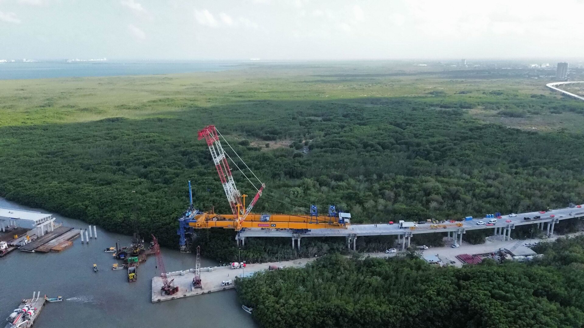 Nichupté bridge opening delayed until December in Cancún