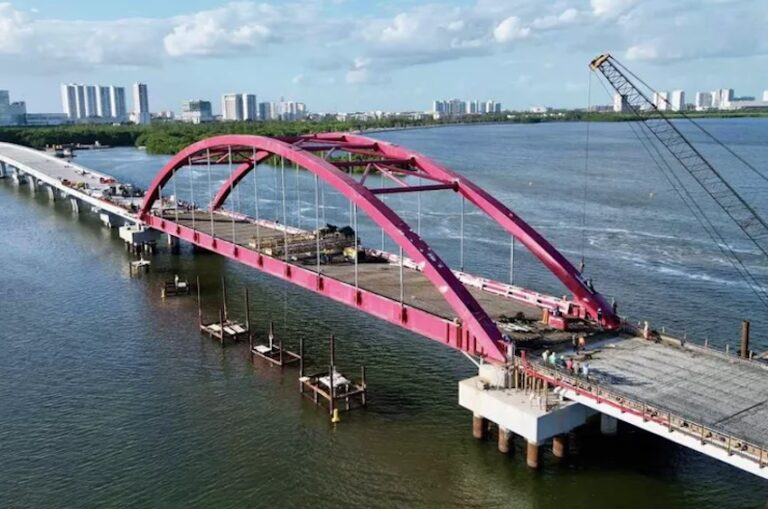 Cancún’s 11.2-kilometer Nichupté Bridge will open this month