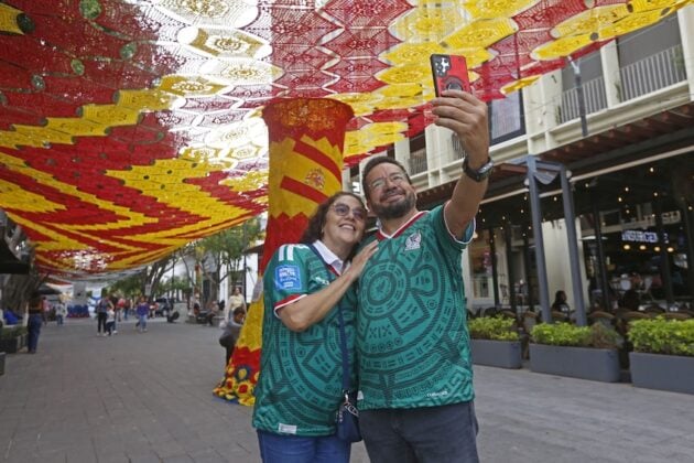 Zapopan's magnficent woven canopy took 200 women to make